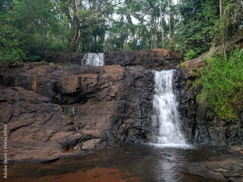 Ariyil waterfalls (chooral) in Kerala images Stock Photo | Adobe Stock