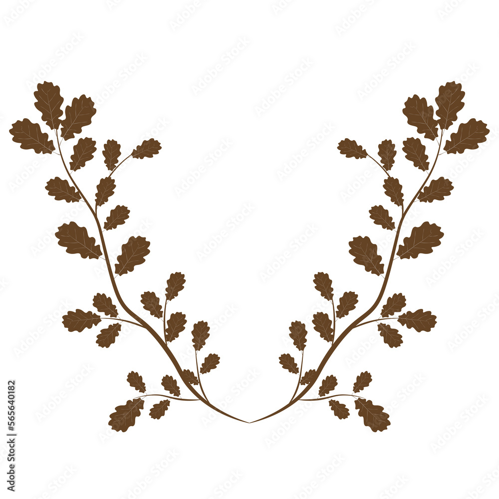 Dried leaf cross line wallpaper. Design for a greeting, banners ...