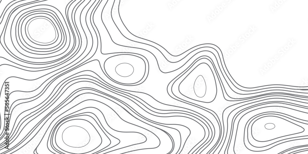 Black and white topographic map contour background. Topographic ...