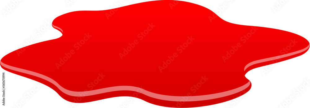 Photo & Art Print Blood puddle vector cartoon, Arcady