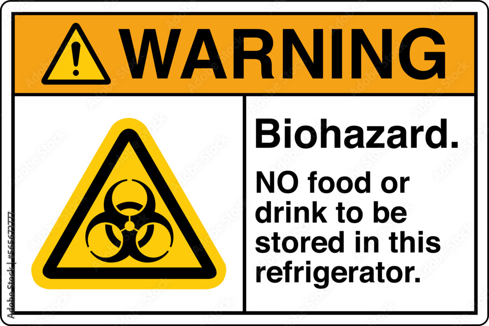 Safety Sign Marking Label Symbol Pictogram Standards Warning Biohazard ...
