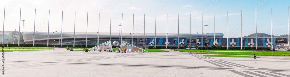 Sirius, Russia - August 25, 2022: View of the Sirius Arena and the ...