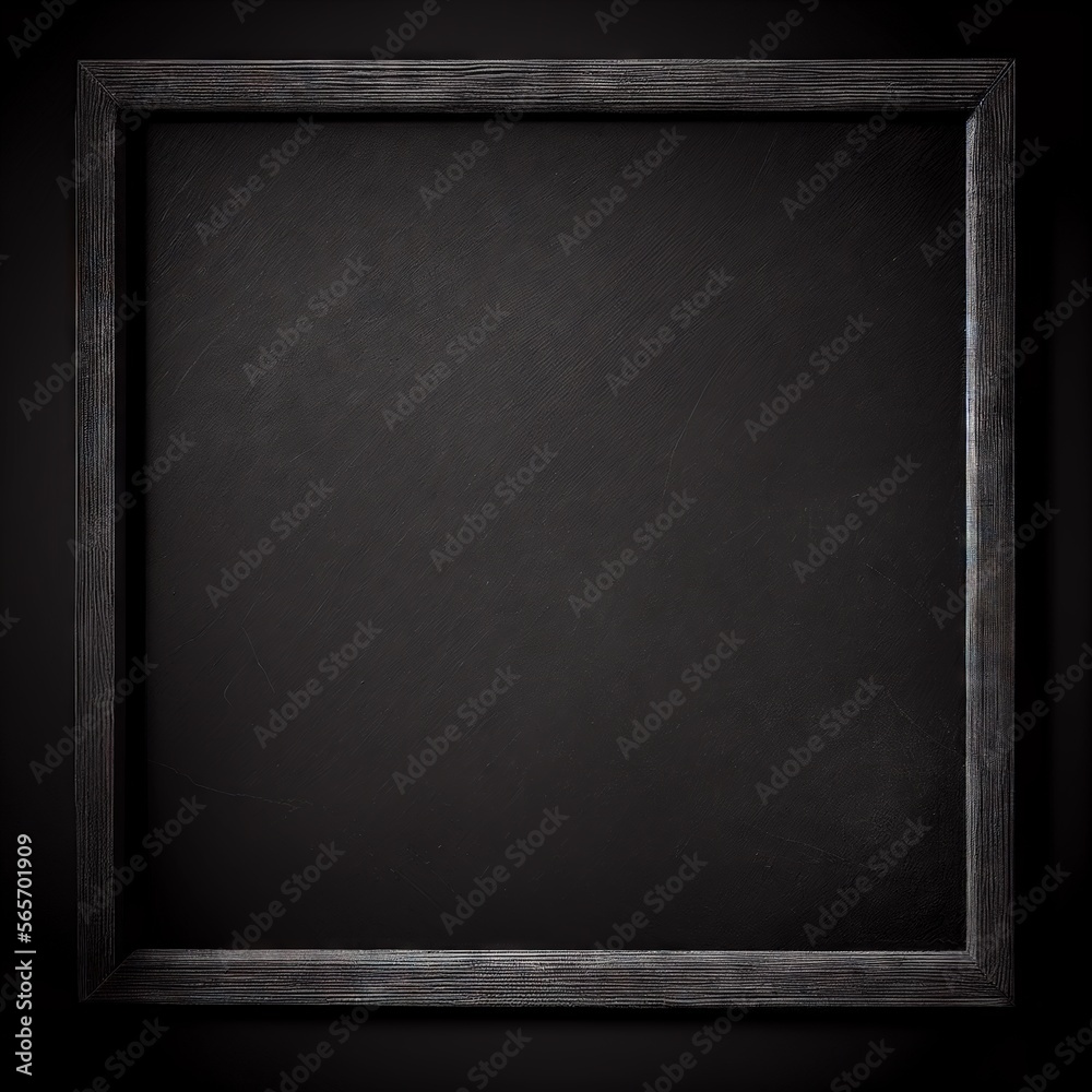 black board background frame Generative AI Stock Illustration | Adobe Stock