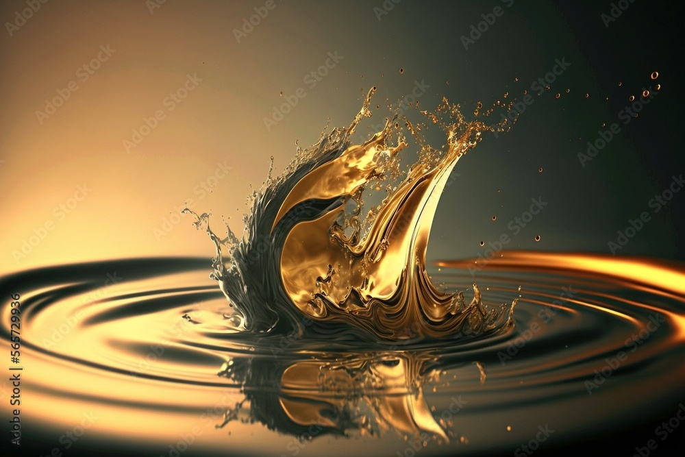 Liquid gold splash on black. Gold background as luxury glamor beauty ...