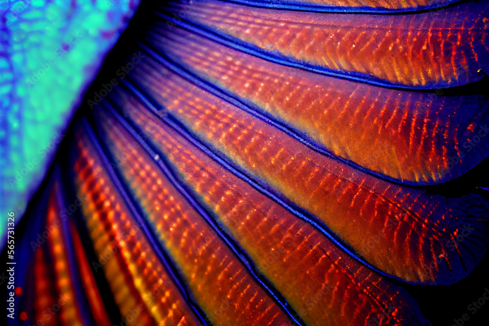 Butterfly Wing Texture Background, Insect Wings Macro Pattern ...