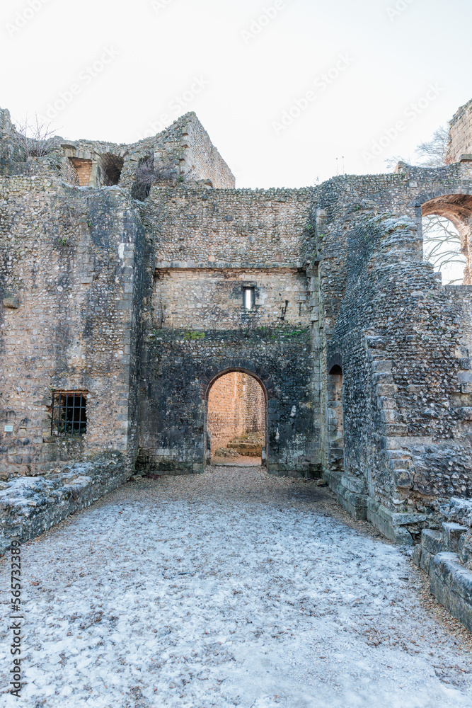 The famous English Heritage site, Wolvesey Castle, the Monumental ...