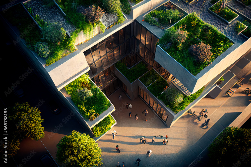 vertical garden as a sustainable way of building construction for a ...