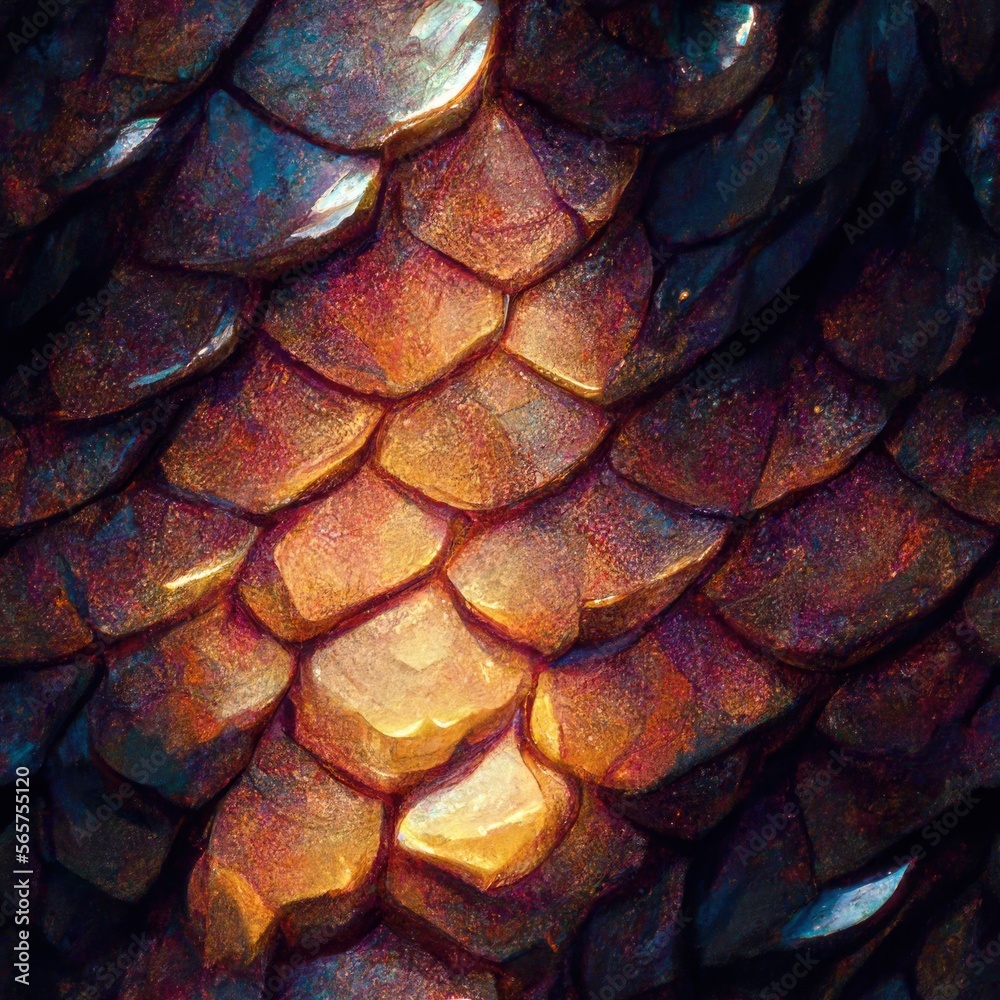Seamless Dragon skin Texture (Seamless Texture) Stock Illustration ...