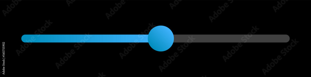 Switch or slider in modern minimal style for mobile app. Vector ...