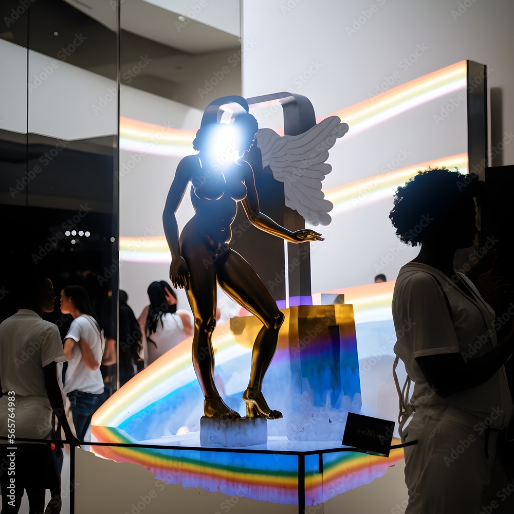 photography of the prompt party at the museum with people of color at ...