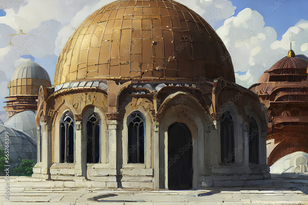 Ancient Byzantine Temple 03- Background for Level Design, RPG and Indie ...