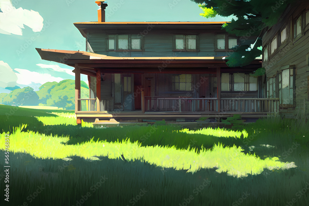 Exterior Simple House 01- Background for Level Design, RPG and Indie ...