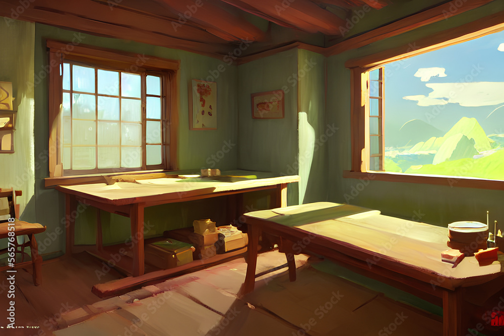 Inside House 05- Background for Level Design, RPG and Indie Games (AI ...