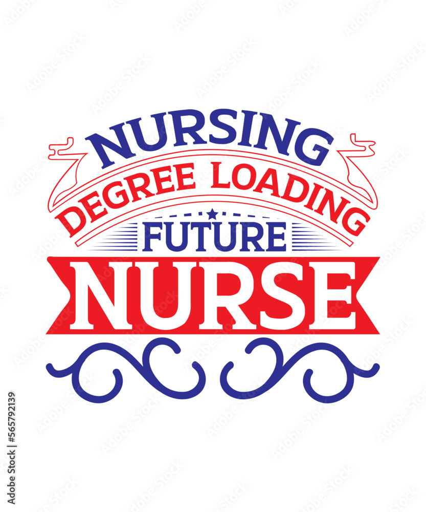 Vetor de Nursing degree loading future nurse SVG, Nurse Svg Bundle ...