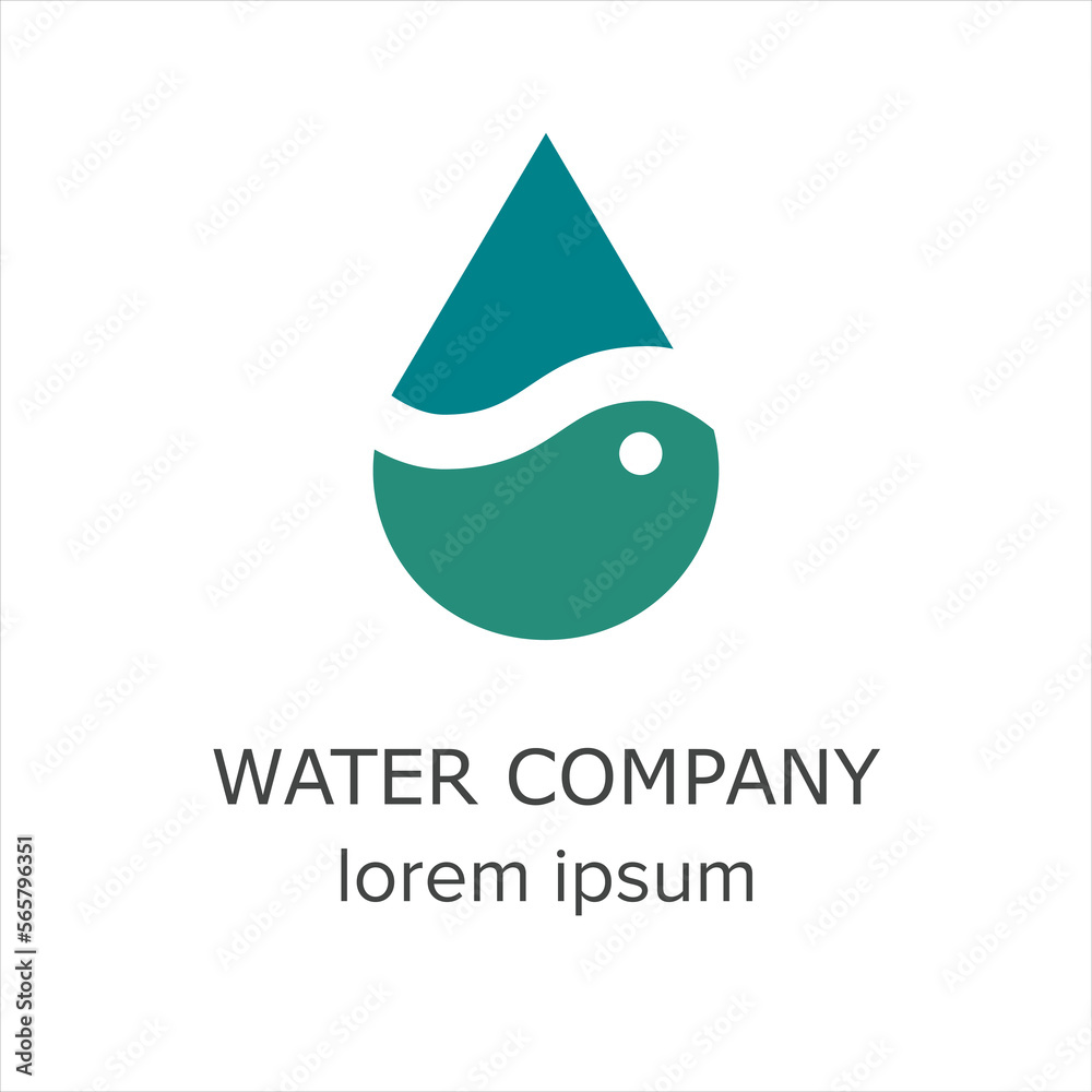 Vetor de Water Company Logo Design Vector Template. Clean Water ...