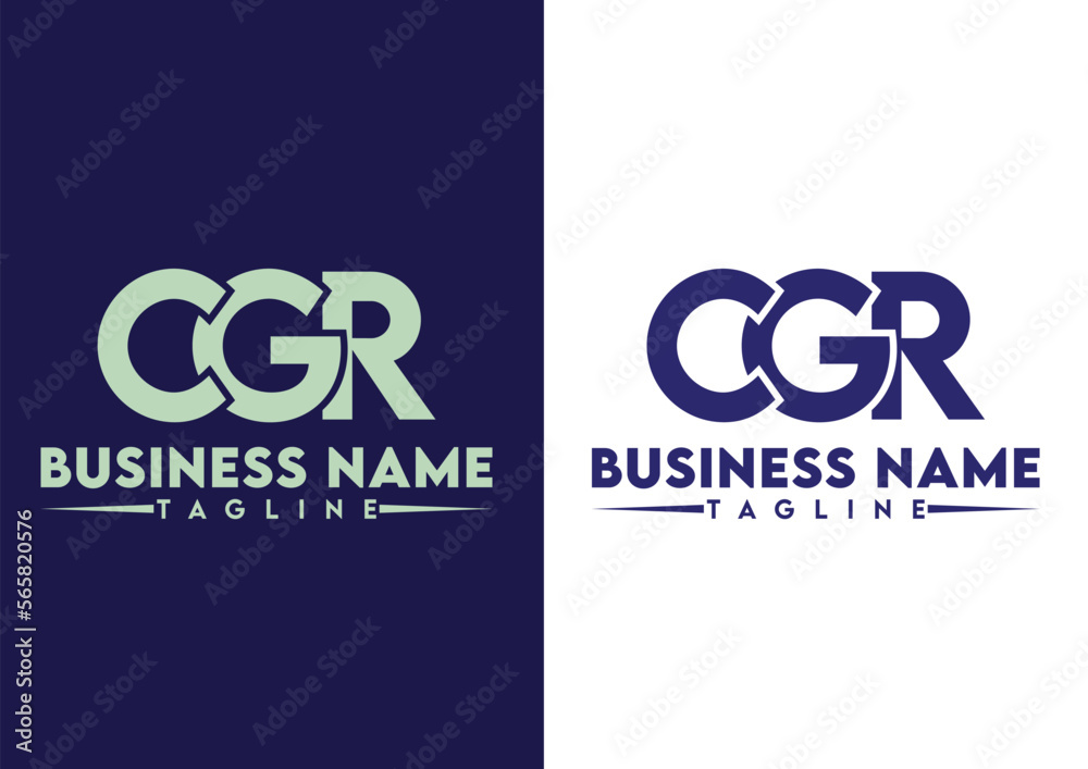 Letter CGR logo design vector template, CGR logo Stock Vector | Adobe Stock