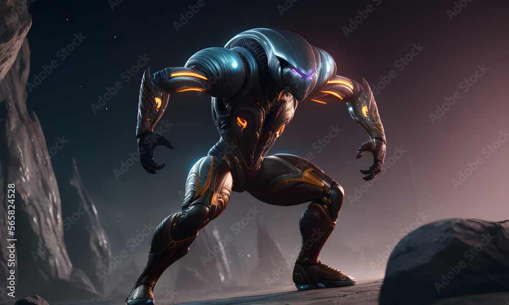 high resolution photography of an alien Character Design full body ...