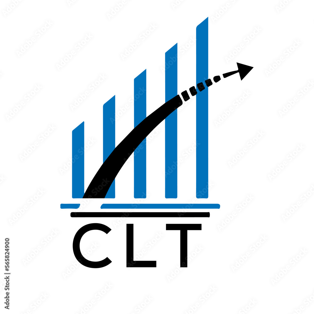 CLT letter logo. CLT blue image on white background. CLT vector logo ...