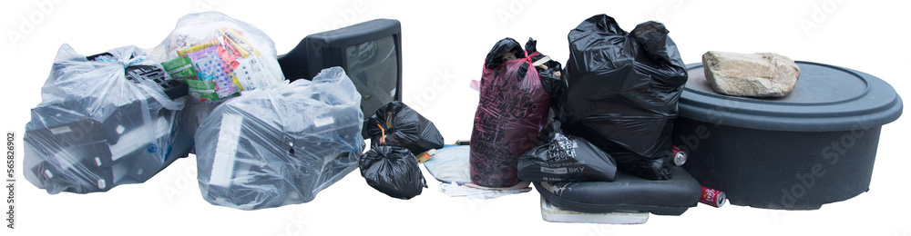 Isolated PNG cutout of trash on a transparent background, ideal for ...