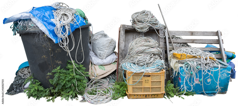 Isolated PNG cutout of trash on a transparent background, ideal for ...
