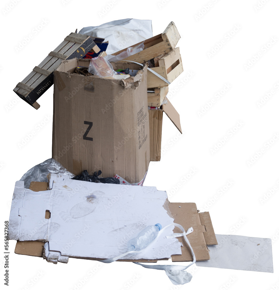 Isolated PNG cutout of trash on a transparent background, ideal for ...
