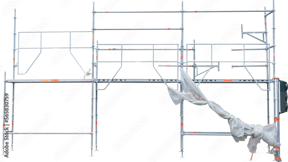 Isolated PNG cutout of a scaffolding on a transparent background, ideal ...