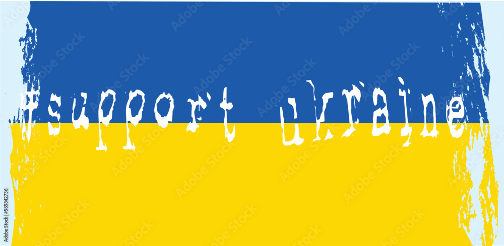 Vektorová grafika „Flags of Ukraine and Russia. Ukraine VS Russia ...