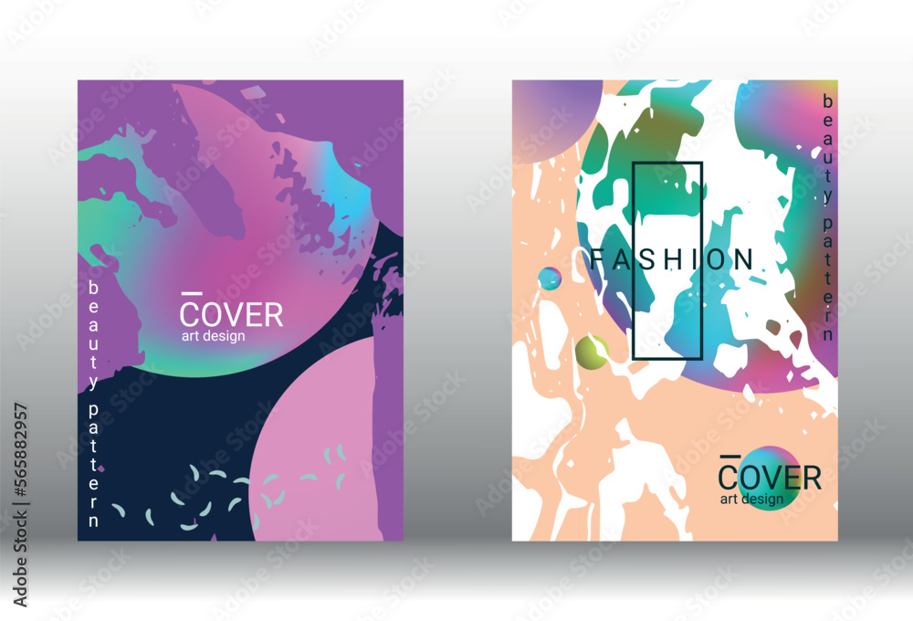 Future futuristic template with abstract forms for banner design ...