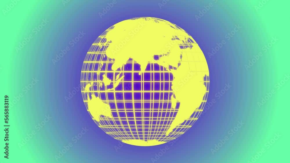 3d earth animation Digital earth map animated . Animated earth globe ...