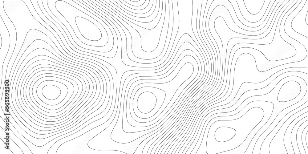 Topographic contour map. Vector cartography illustration. Topography ...