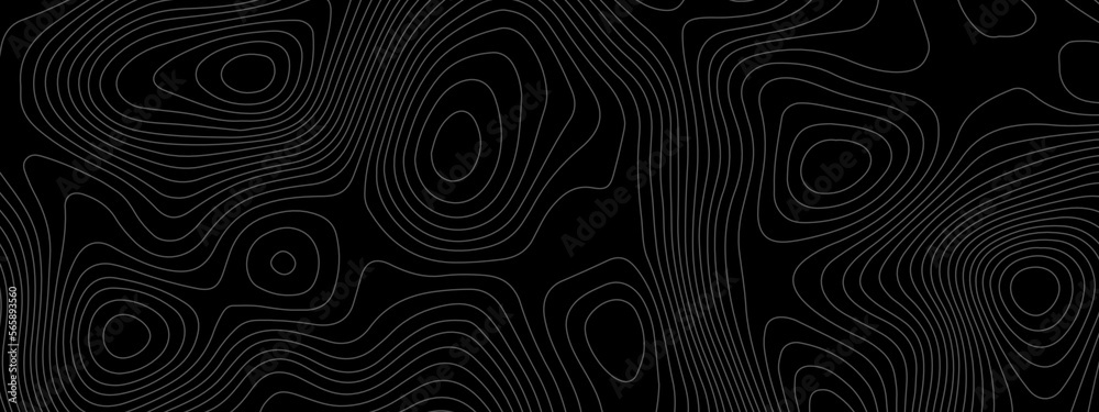 Abstract background with Topographic map lines, contour background ...