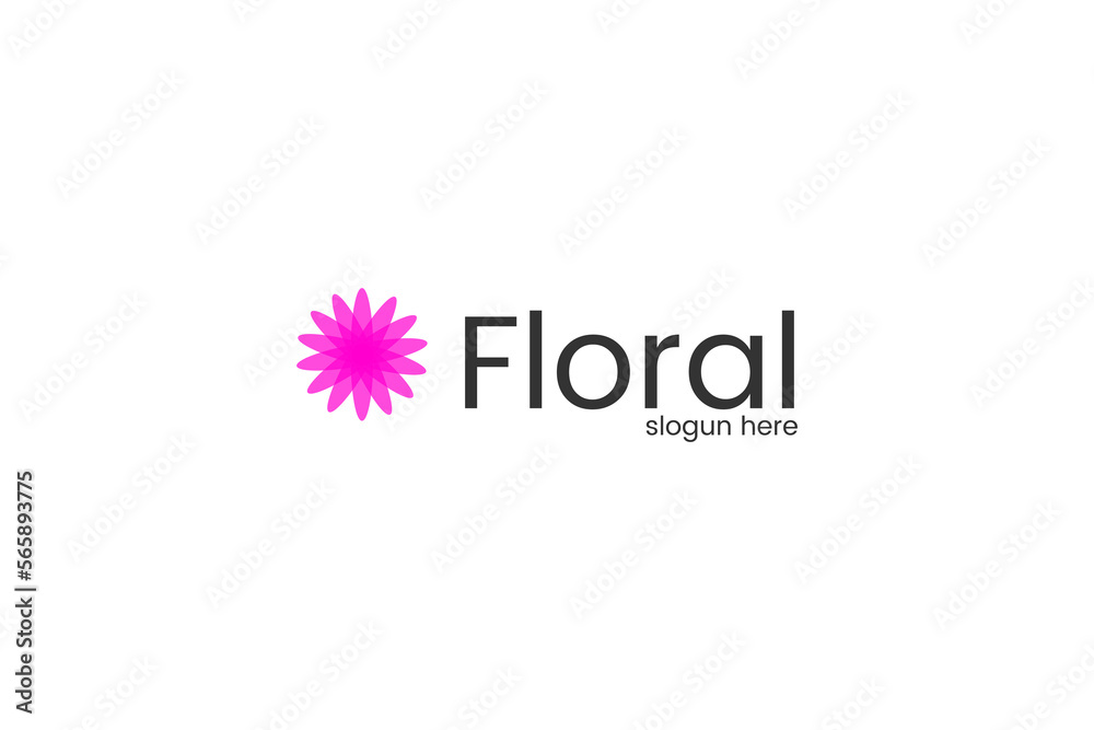 vector flat logo for brand and brand packaging Stock Vector | Adobe Stock