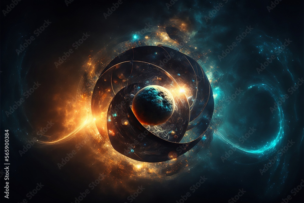 spiral galaxy background wallpaper Stock Illustration | Adobe Stock