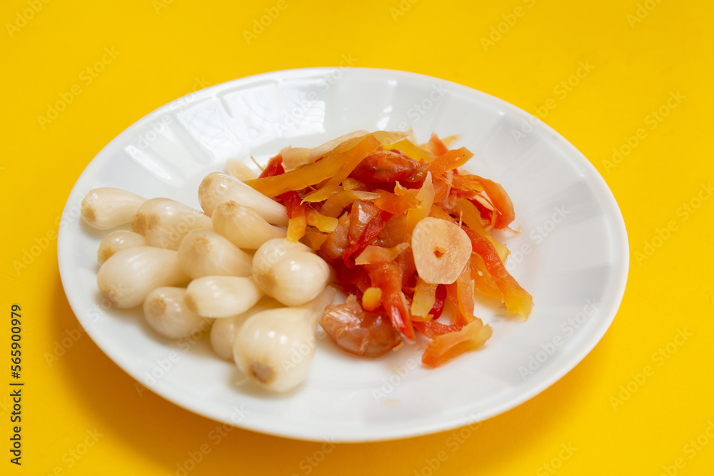Vietnamese food for Tet holiday in spring, it is traditional food on ...