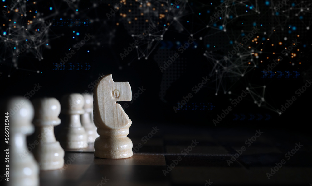 Concept of Strategy business ideas for Innovation planning and chess ...