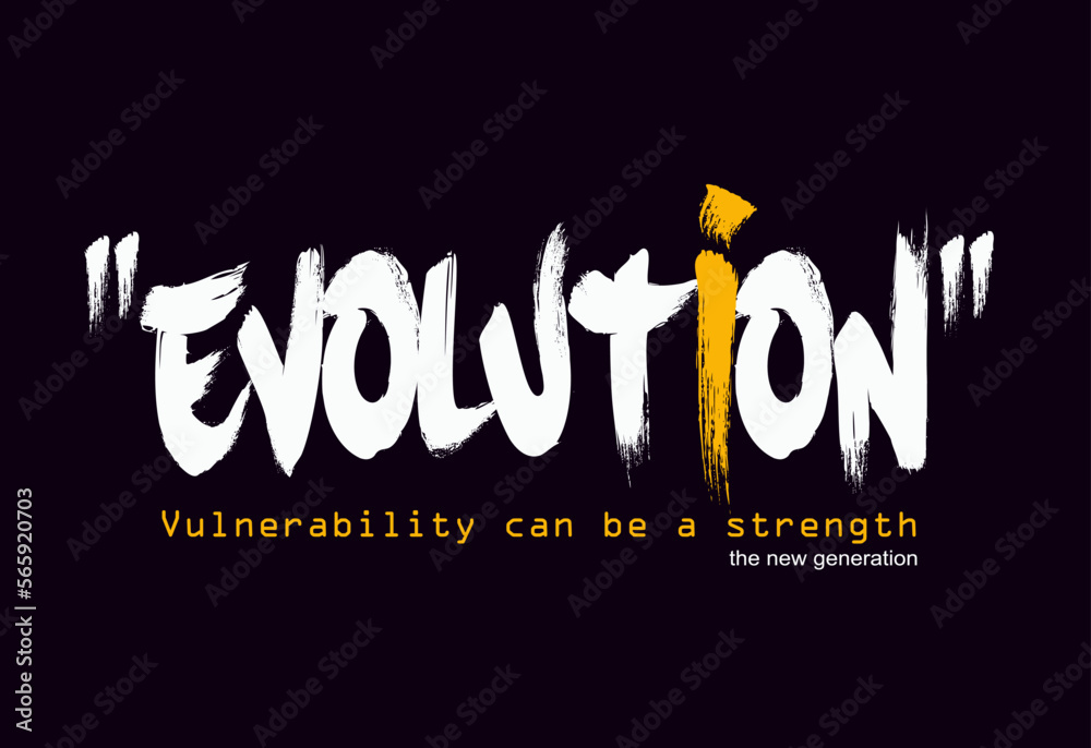 evolution motivational slogan for t-shirt, Urban typography hipster ...
