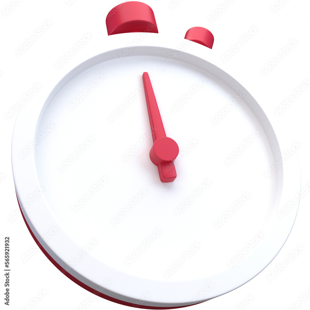 Stopwatch 3d icon, for UI, poster, banner, social media post. 3D ...