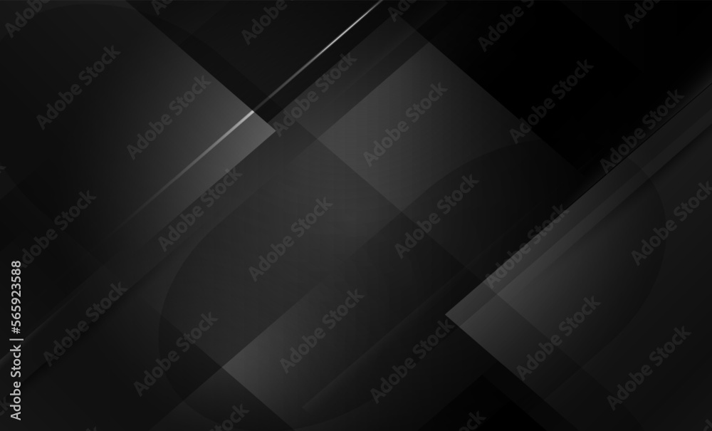 Black abstract geometry design pattern background Stock Vector | Adobe ...
