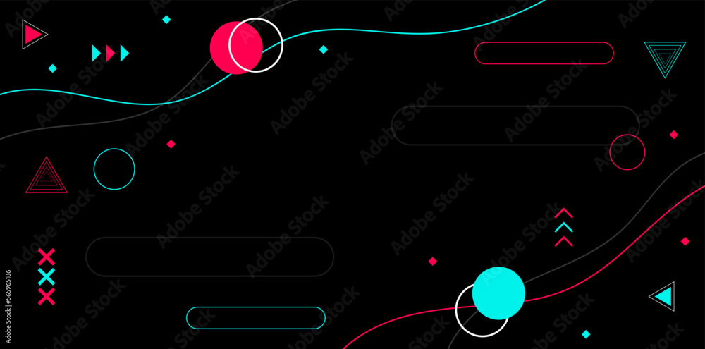 Abstract background copy space design with social media colors Stock ...