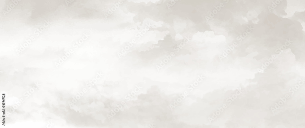 Vintage vector art old background with clouds and sky. Hand drawn ...