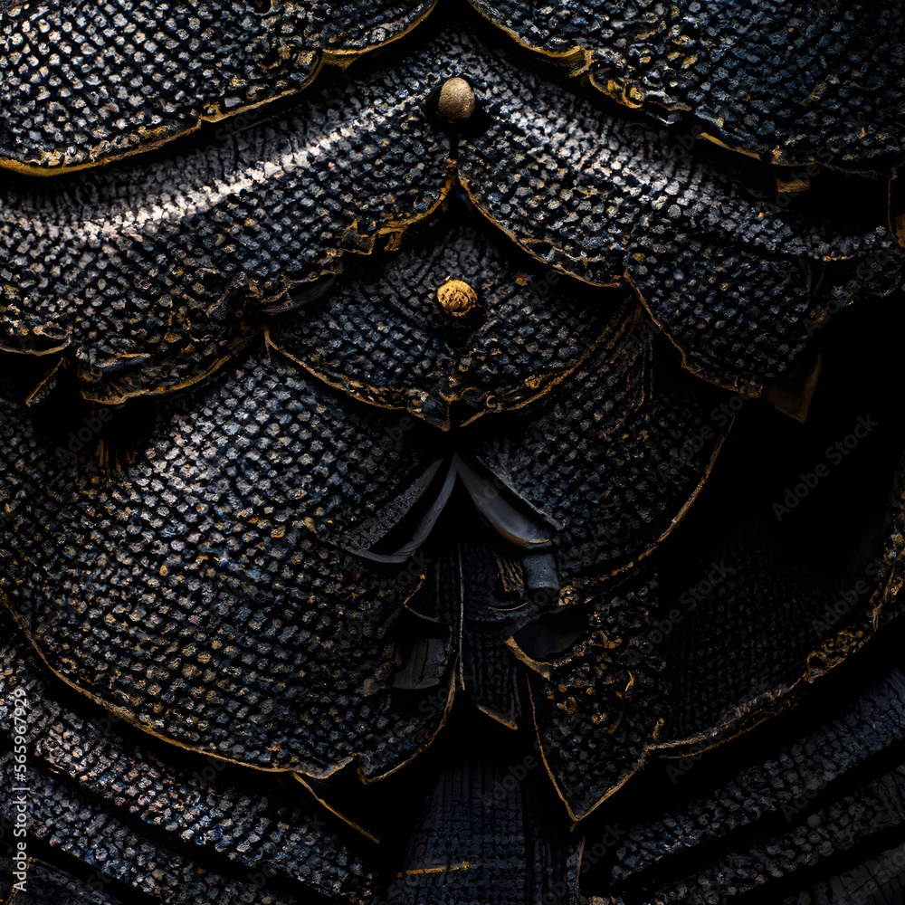 male gothic samurai dragon slayer armor normal map texture flat 2D bump ...