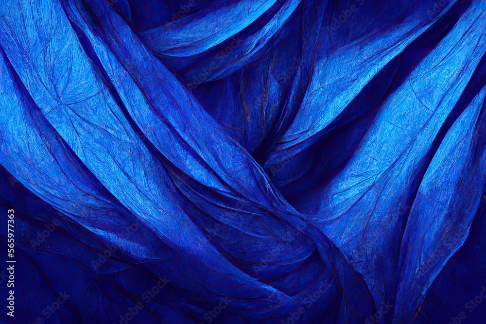 royal blue abstract wallpaper, wavy background, abstract illustration ...