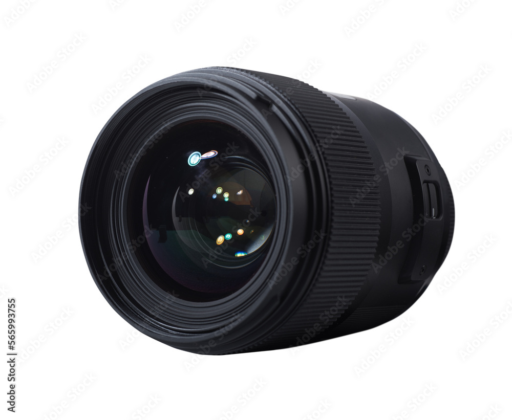 Isolated optical lens for modern digital camera Stock Photo | Adobe Stock