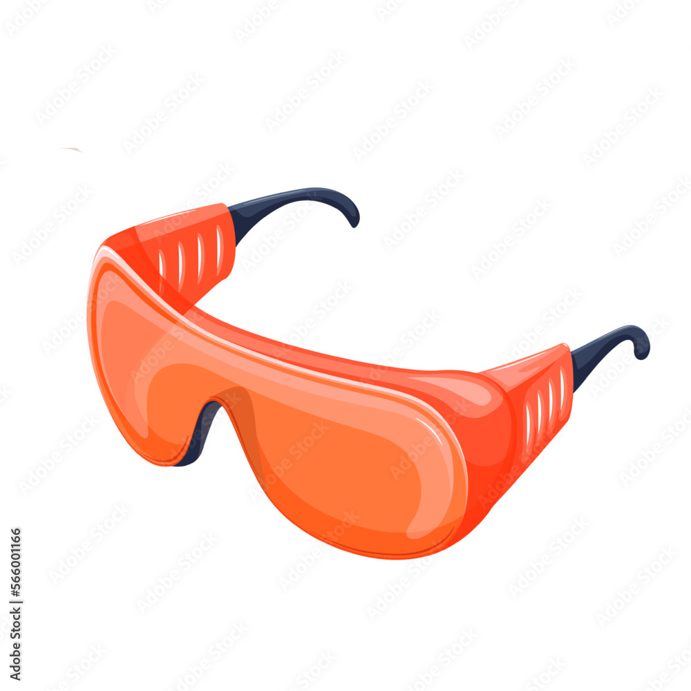Safety glasses vector illustration. Cartoon isolated personal glasses ...