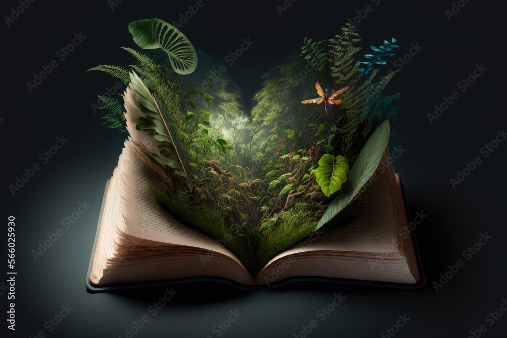 jungle book that shows its content, Imagination turns everything from a ...