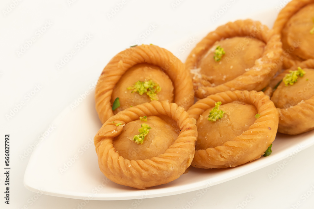 Chandrakala Gujia Mithai Also Called Suryakala Gujiya, Pirukiya ...
