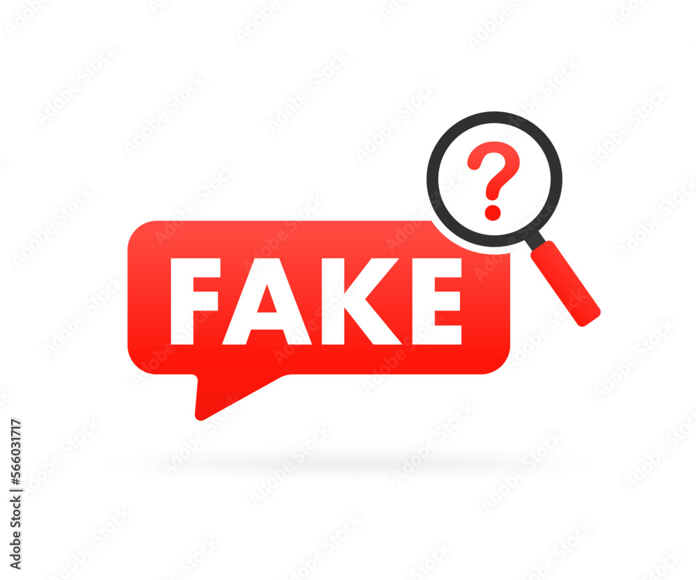 Vecteur Stock Fake news line icon. Propaganda conspiracy sign. Check ...