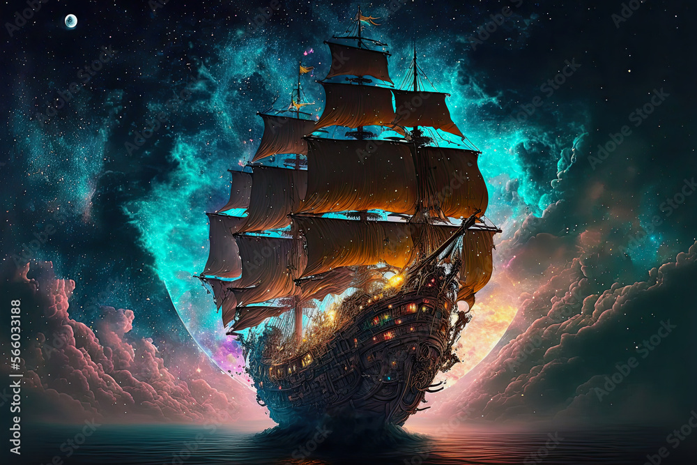 Fantasy Pirate Ship