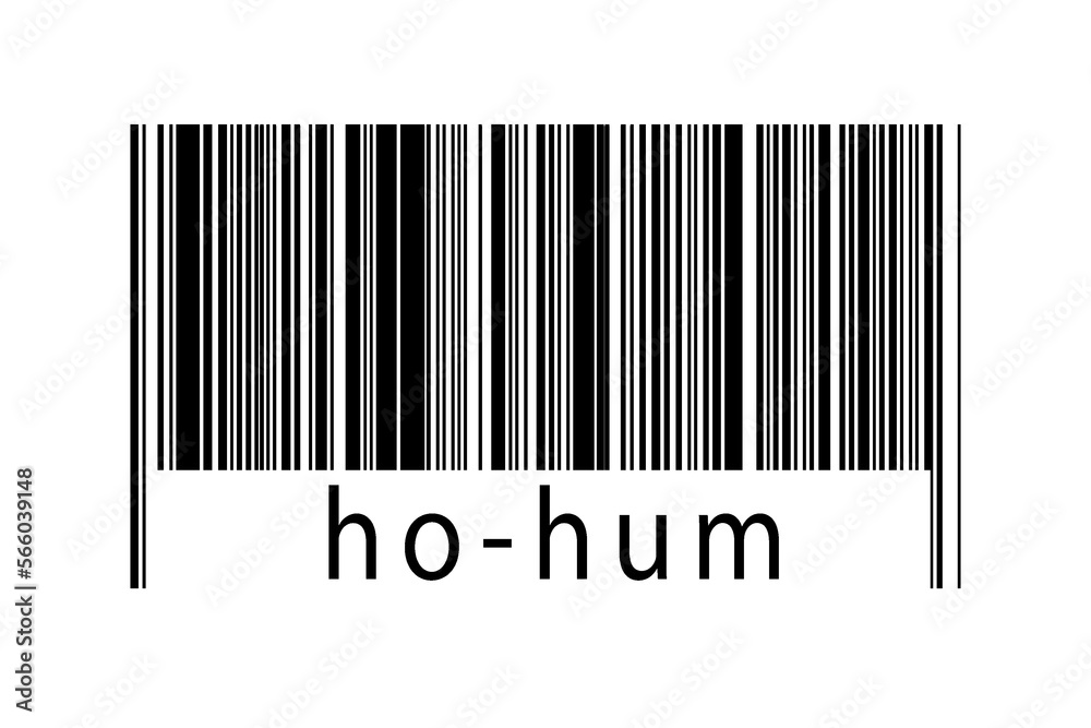 Digitalization concept. Barcode of black horizontal lines with ...