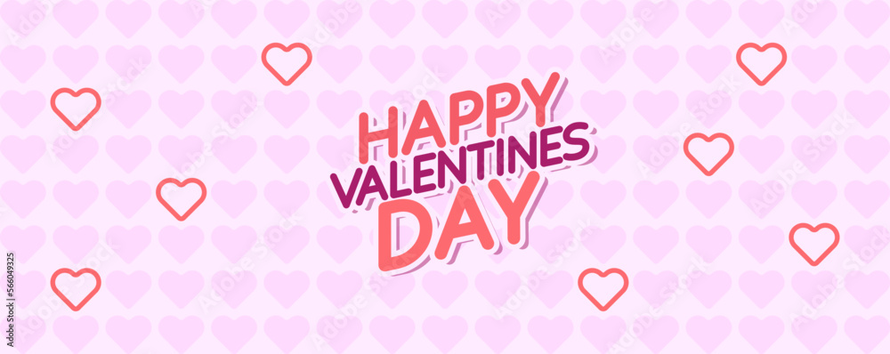 Groovy greeting card for Happy Valentines day. Old school vintage style ...